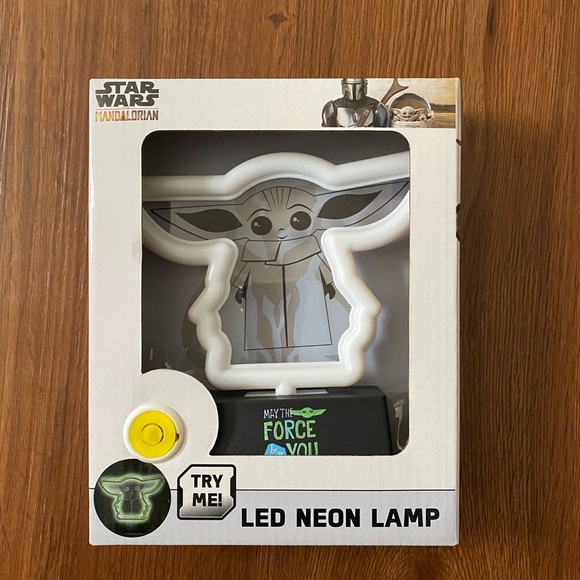 Star Wars | Other | Star Wars The Mandalorian Baby Yoda Led Neon Lamp ...